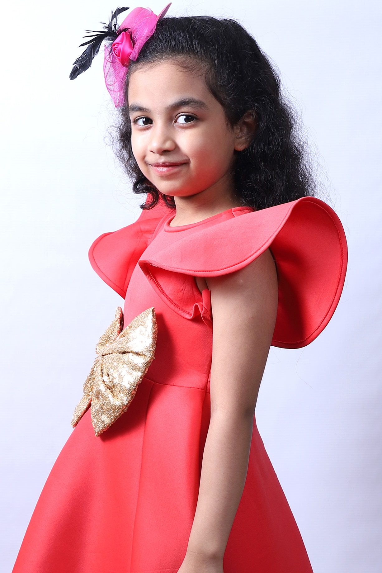 Peach Scuba Frock For Girls by Pankhuri by Priyanka - Kids at Pernia's ...