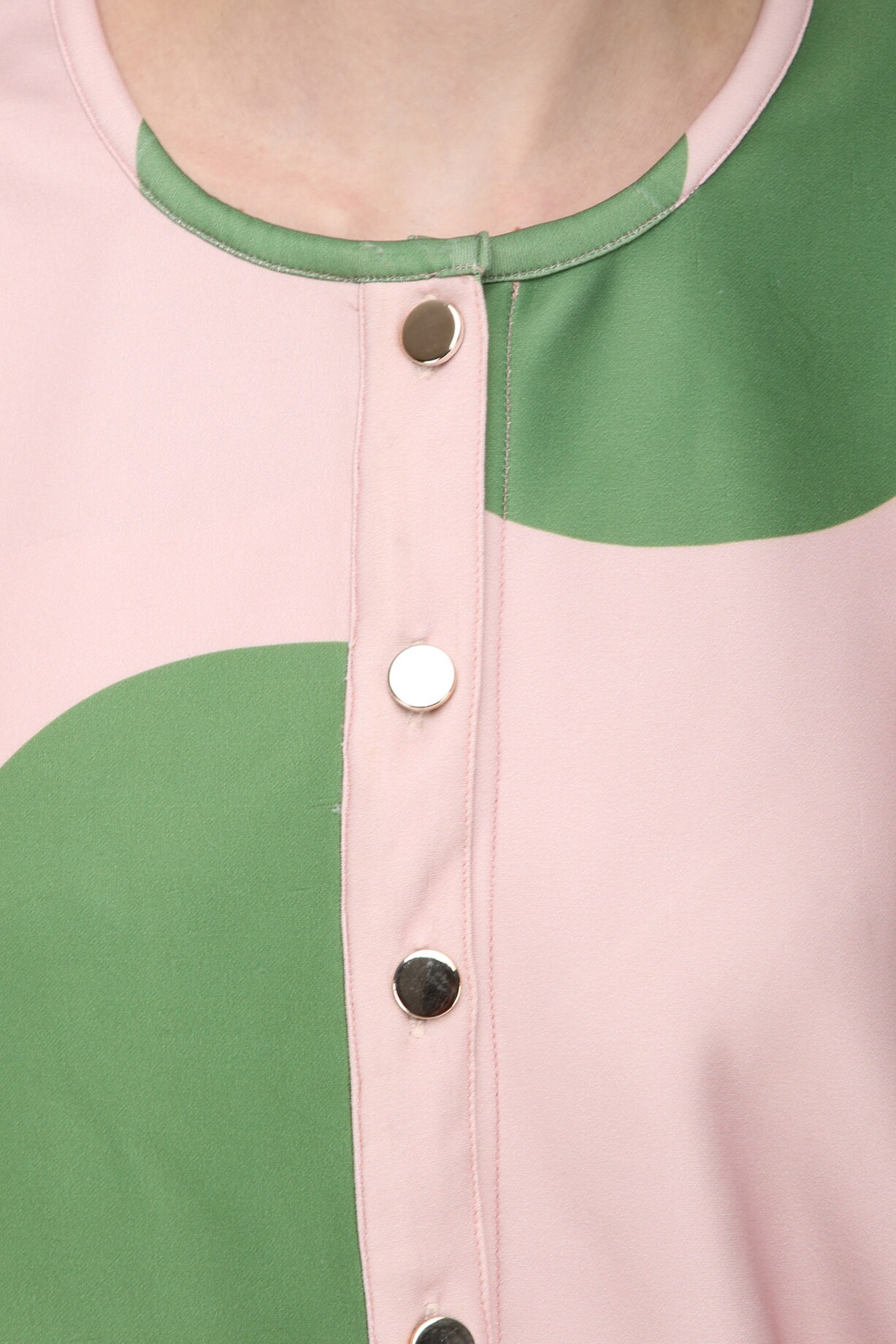 Asymetrical pink round neck sihoutte available only at Pernia's Pop Up ...