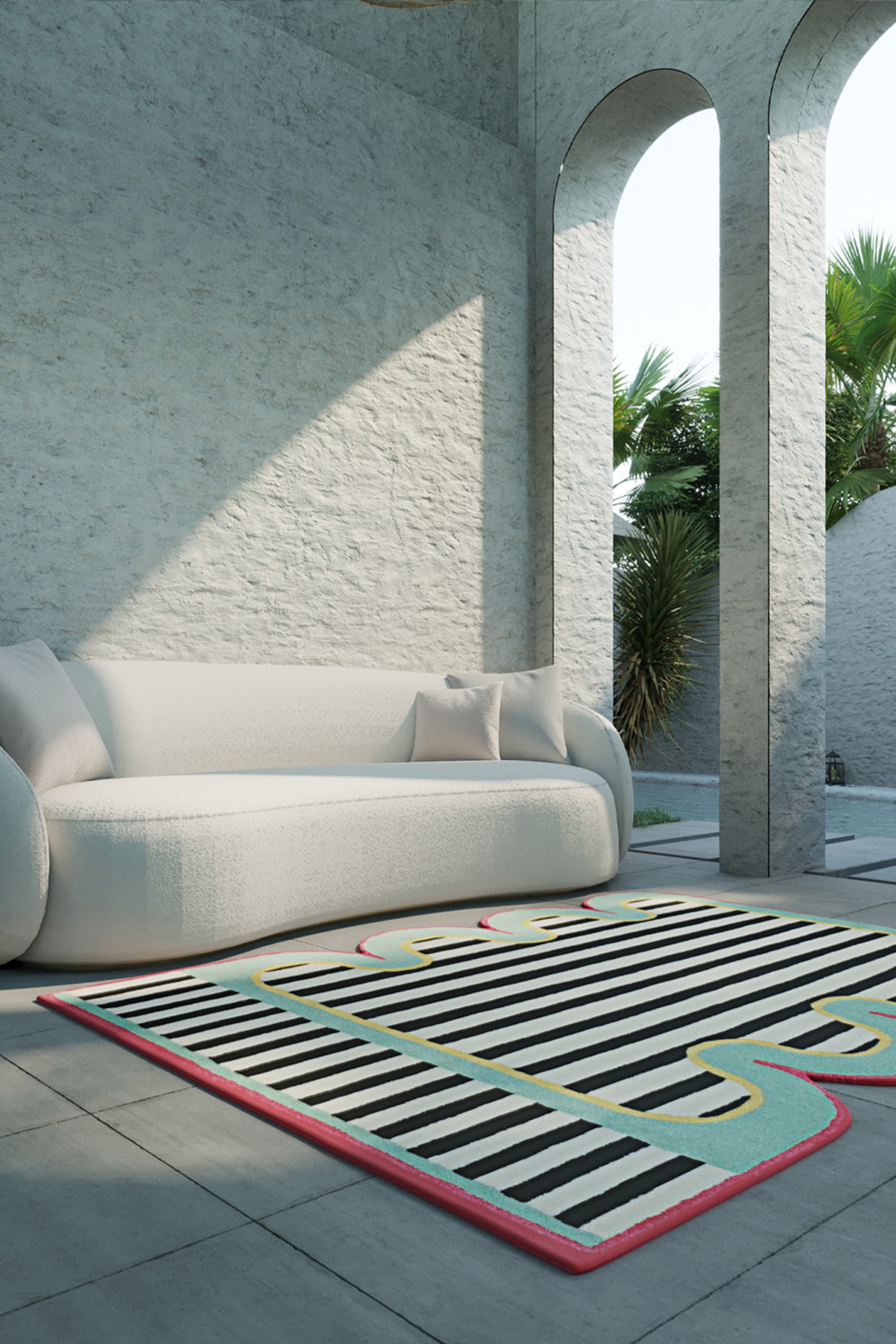 Multi-Colored Wool Tufted Carpet by Neytt Homes at Pernia's Pop Up Shop ...