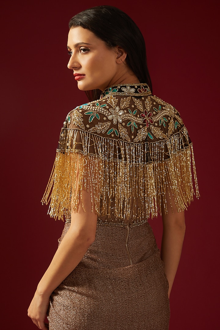 Multi-Colored Embroidered Cape by PETERPAN TRINKETS at Pernia's Pop Up ...