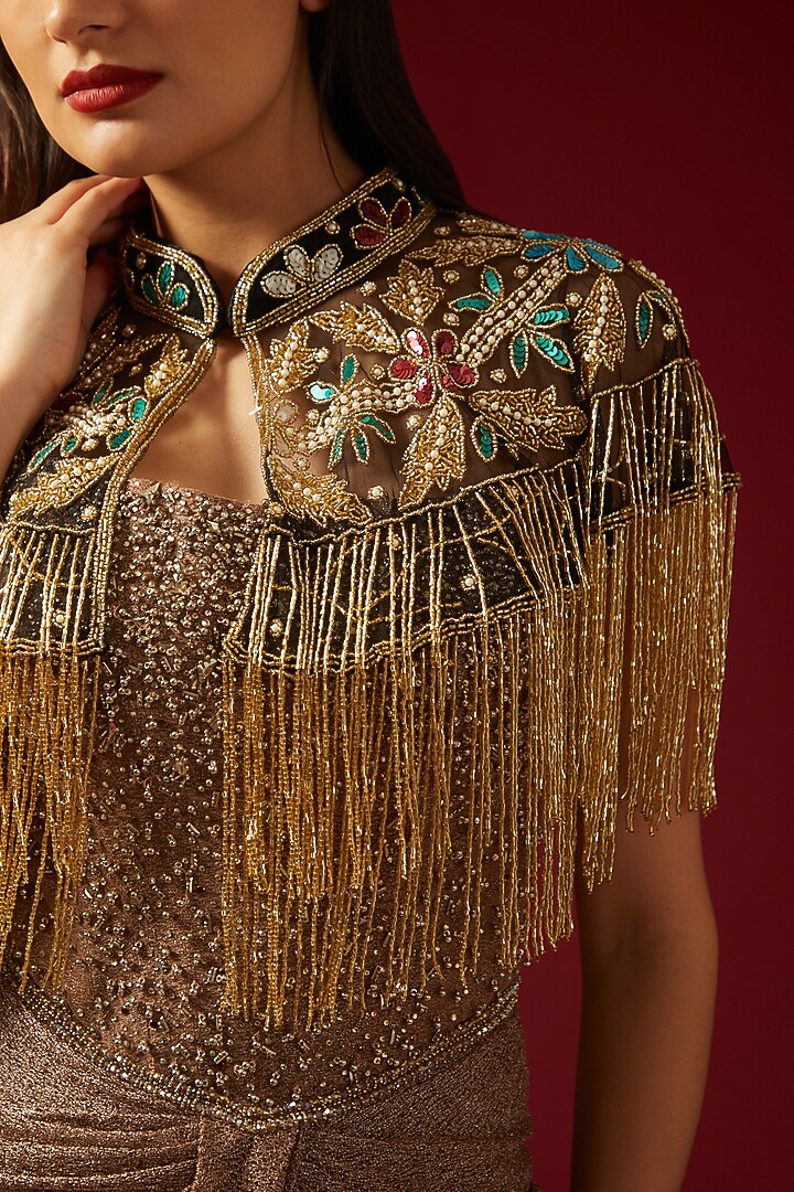 Multi-Colored Embroidered Cape by PETERPAN TRINKETS at Pernia's Pop Up ...