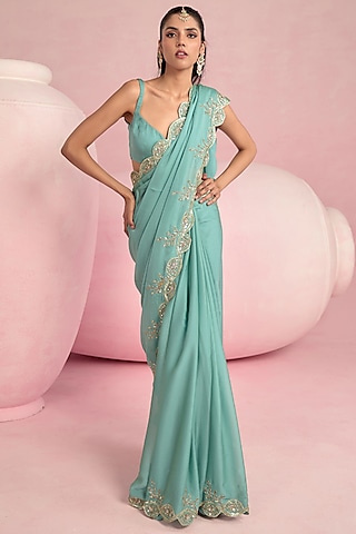 Buy Morpankhi Colour Saree for Women Online from India's Luxury ...