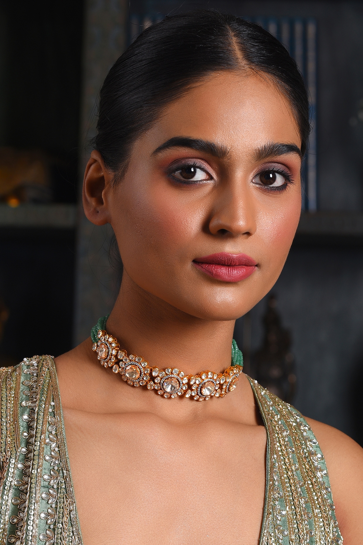Moissanite choker necklace store