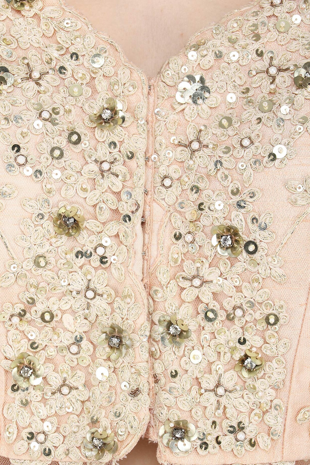 Peach pink jacket with skirt and dupatta available only at Pernia's Pop ...