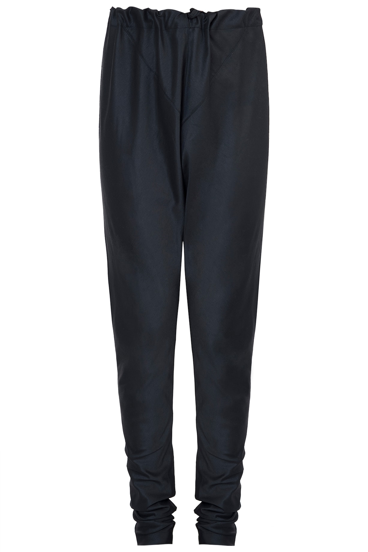 Powder blue printed kurta with black churidar pants available only at ...