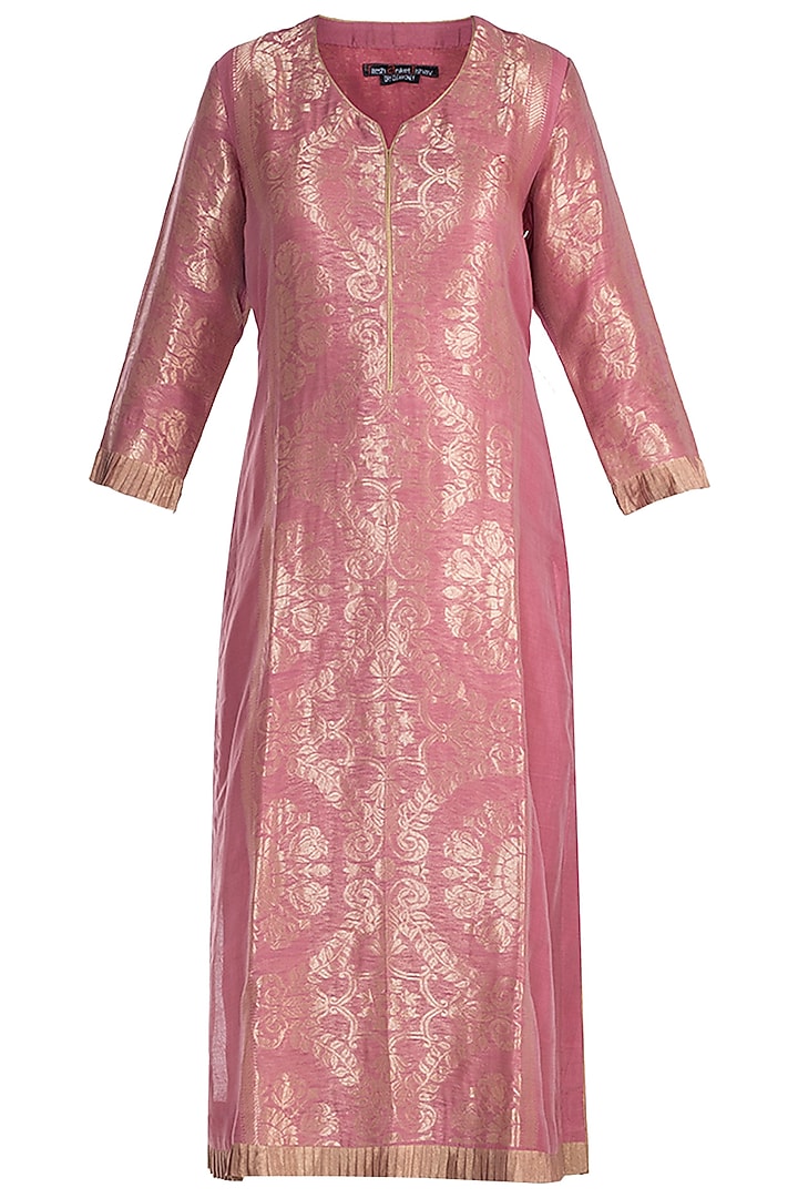 Old Rose Embellished Tunic Design by RAR Studio at Pernia's Pop Up Shop ...