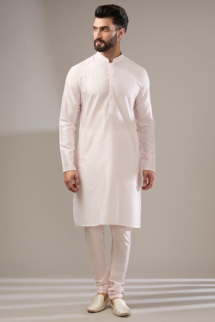 Pink Silk Poth Embroidered Wedding Sherwani Set by RE CHANNEL at Pernia ...