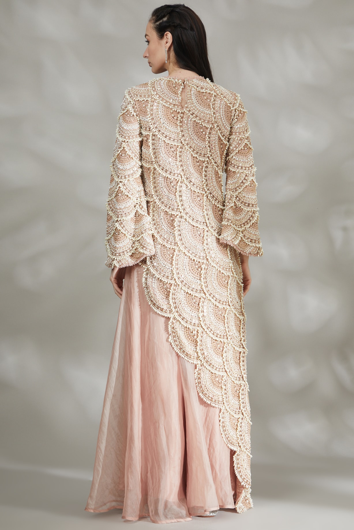 Blush Pink Embroidered Kurta Set Design by Ridhima Bhasin at Pernia's ...
