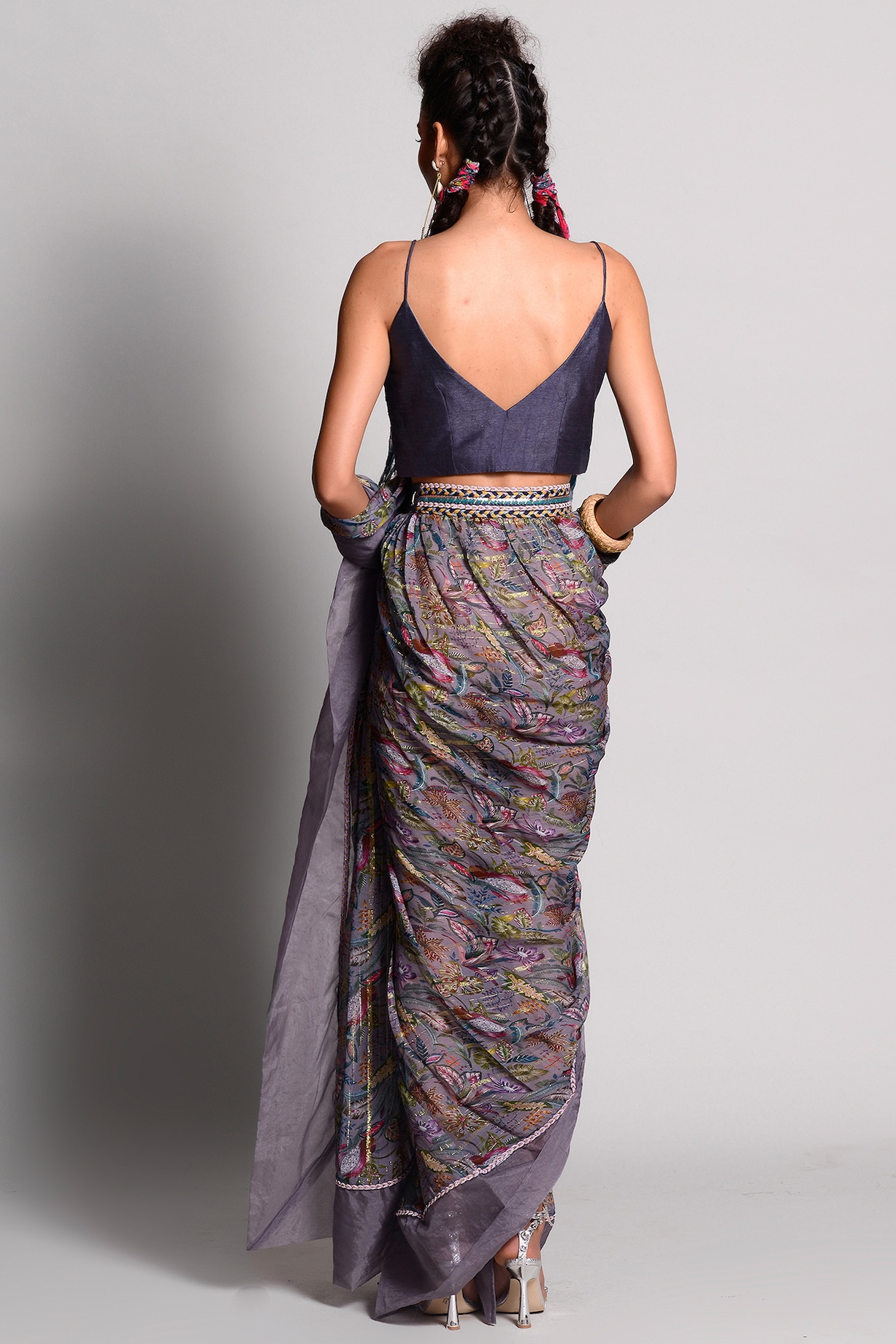 Jupiter Tropical Printed Saree by Rishi & Vibhuti at Pernia's Pop Up ...