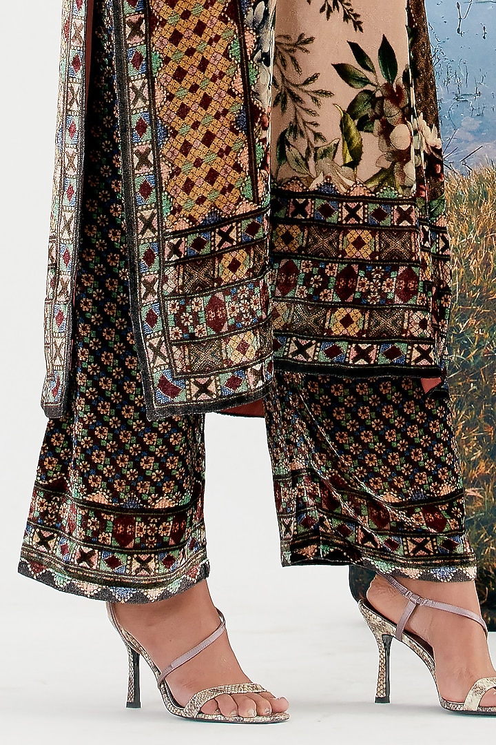 Multi-Colored Printed Pants by Rajdeep Ranawat at Pernia's Pop Up Shop 2024