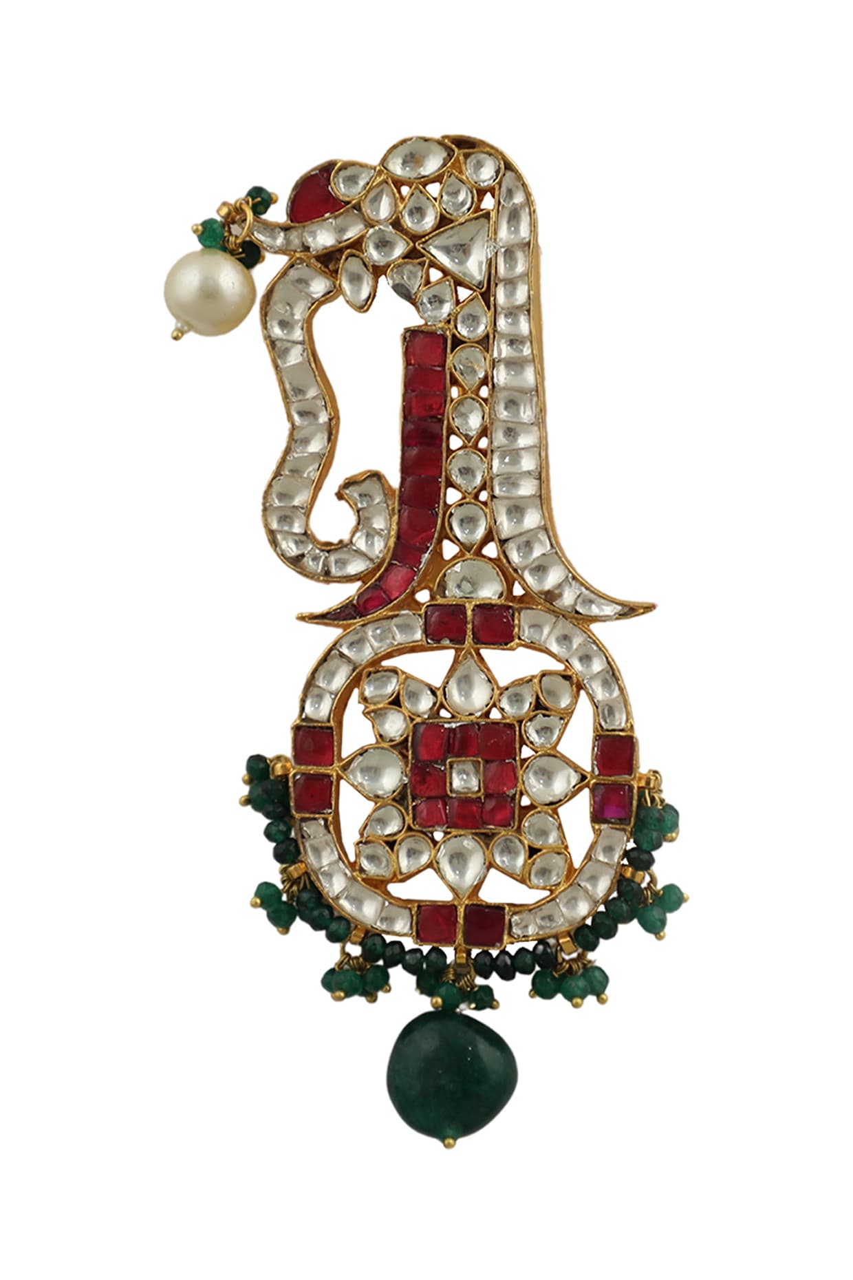 Gold Plated Jadtar Stone Kilangi by Riana Jewellery Men at Pernia's Pop ...