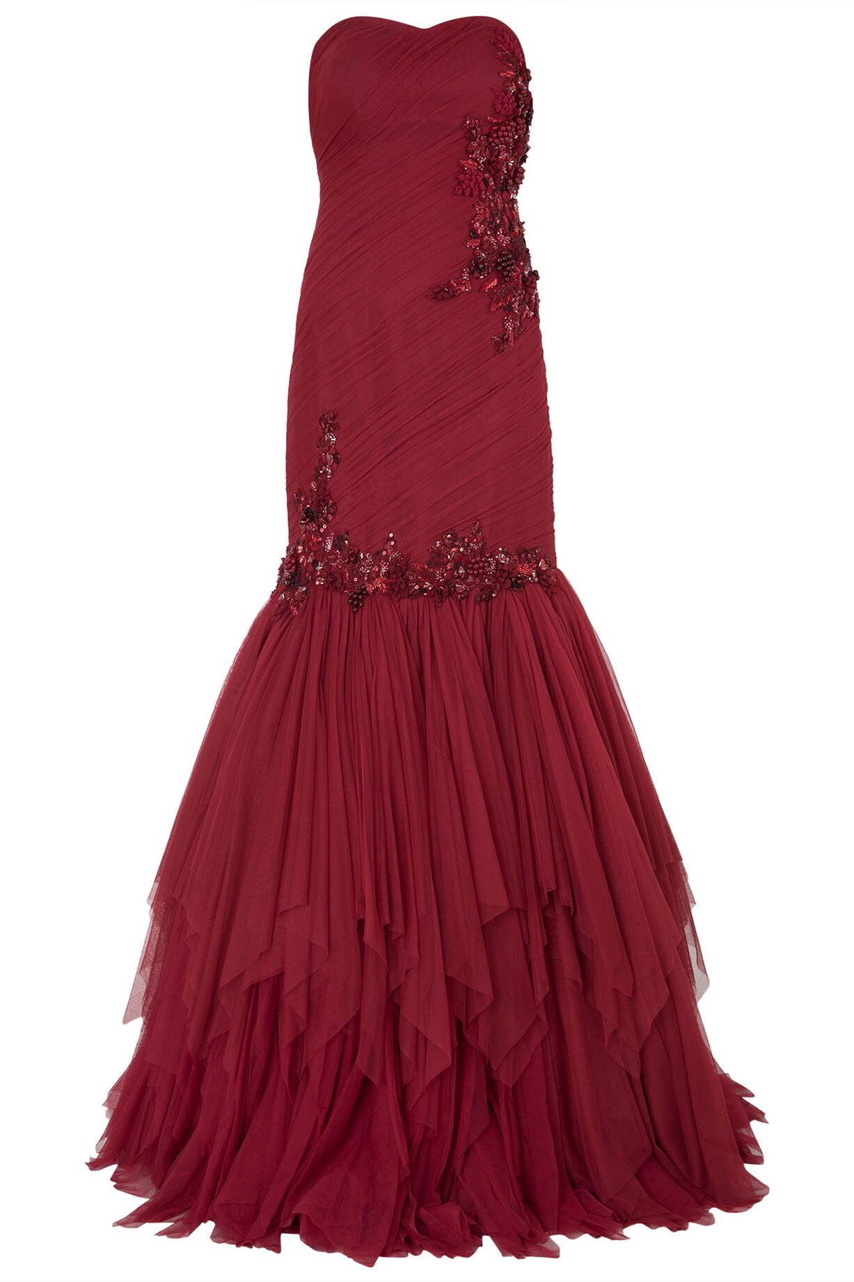 Red tube embellished gown available only at Pernia's Pop Up Shop. 2026