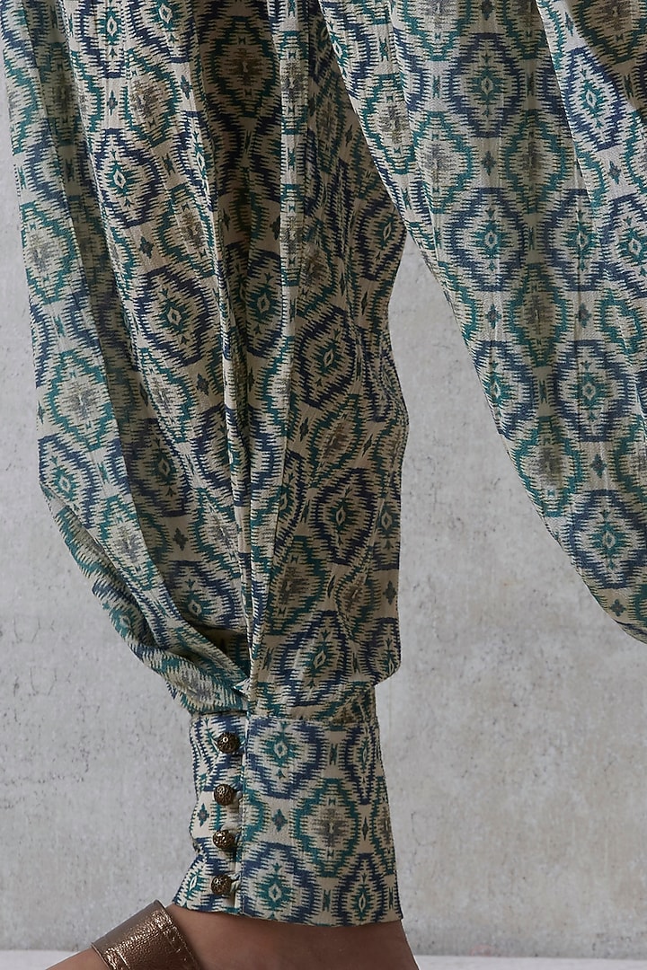 Beige Dhoti Pants by Ritu Kumar at Pernia's Pop Up Shop 2025