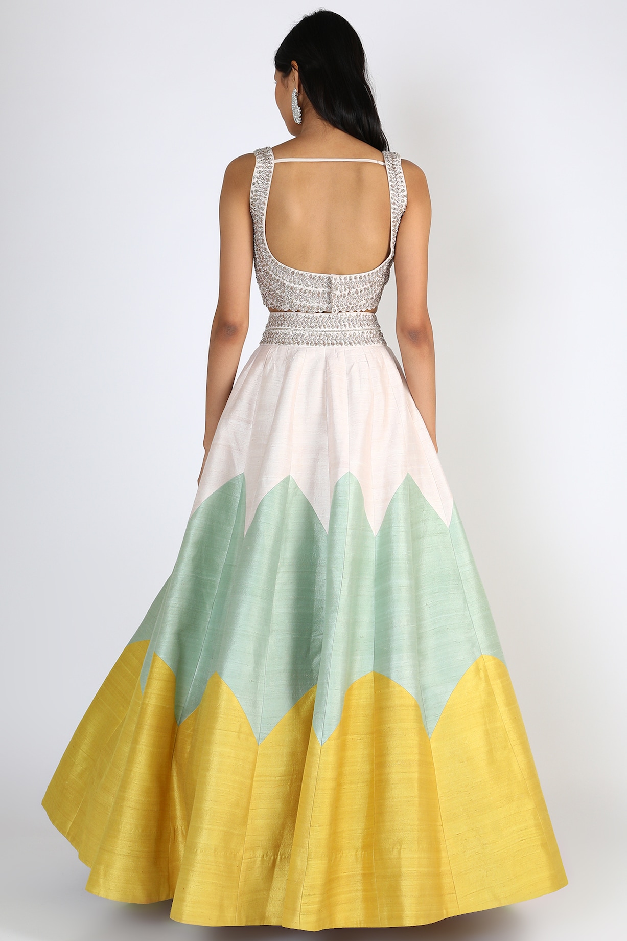 Multi Colored Lehenga Set Design by Mrunalini Rao at Pernia's Pop Up ...