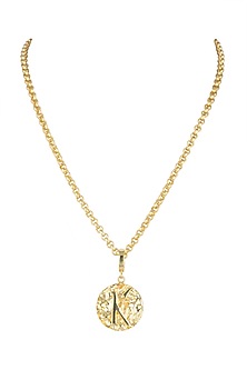 Gold Finish Princess Chain Necklace Design by at Pernia's Pop Up Shop 2023