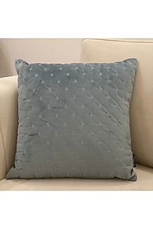 Sparkle Powder Blue Velvet Cushion Cover by SADYASKA at Pernia's Pop Up ...