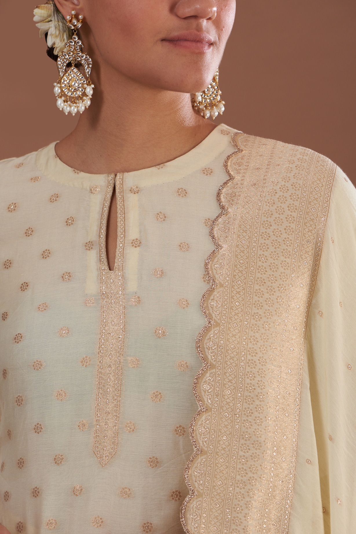 Lemon Vegan Silk Kurta Set by Safaa at Pernia's Pop Up Shop 2026