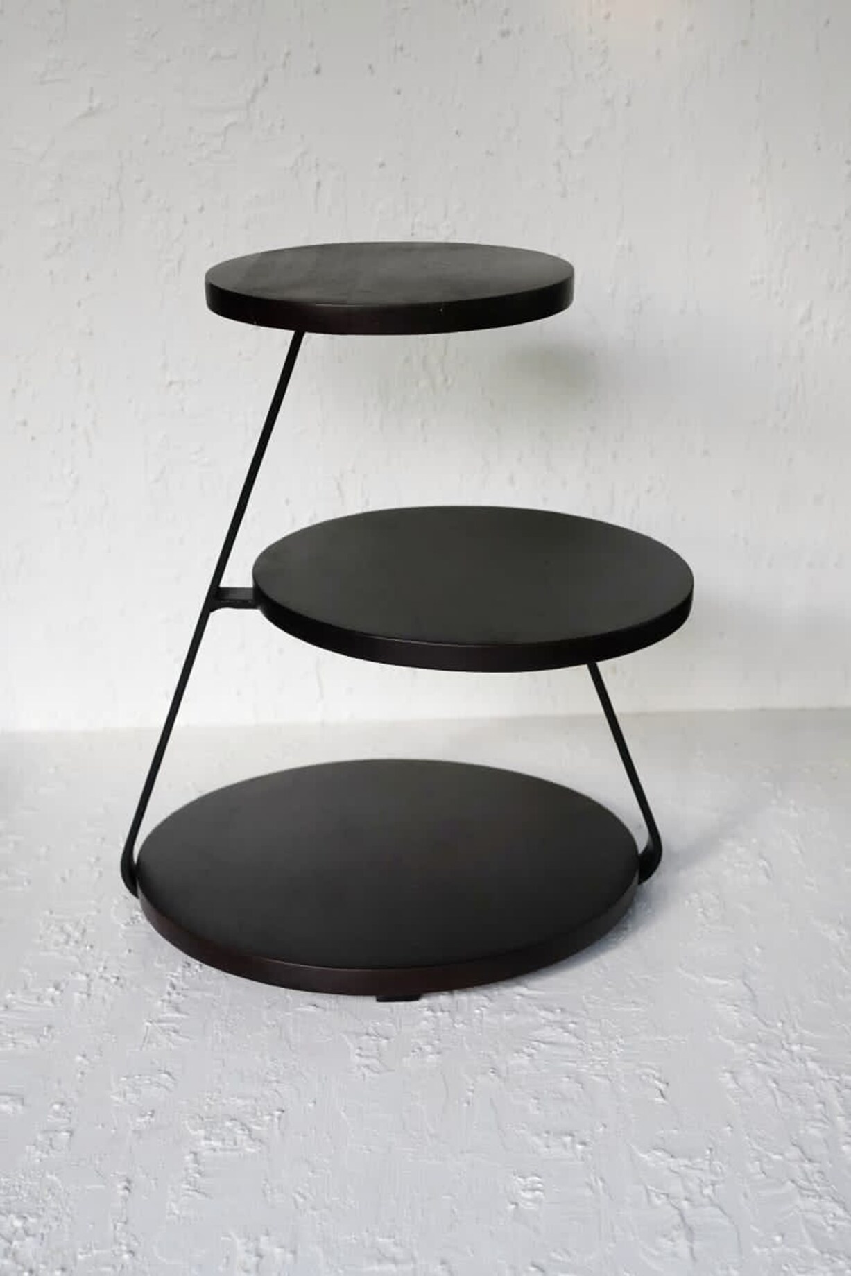 Walnut Polished Mango Wood Triple Layer Stand by Sashays at Pernia's ...