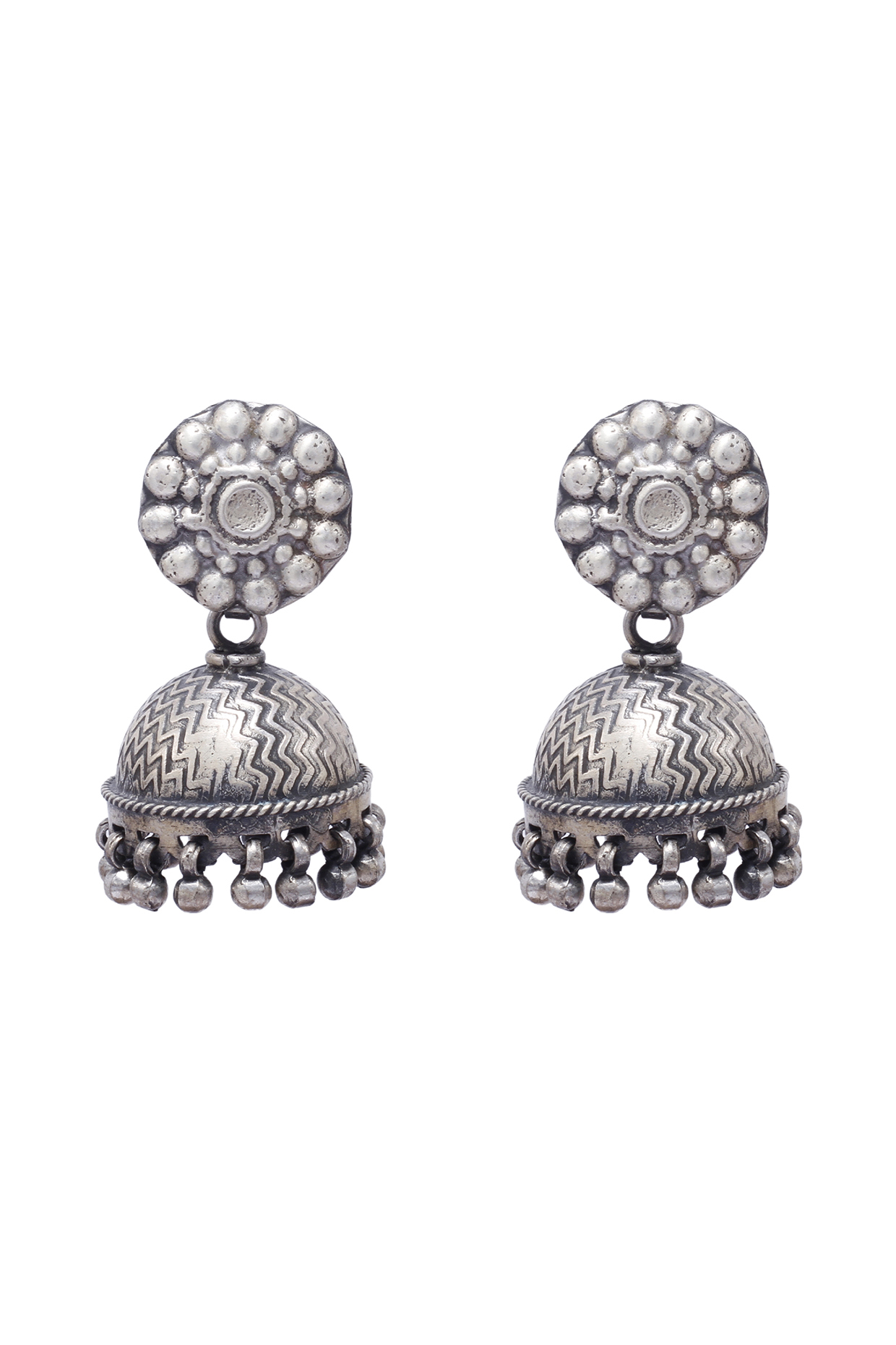 Silver jhumka price store
