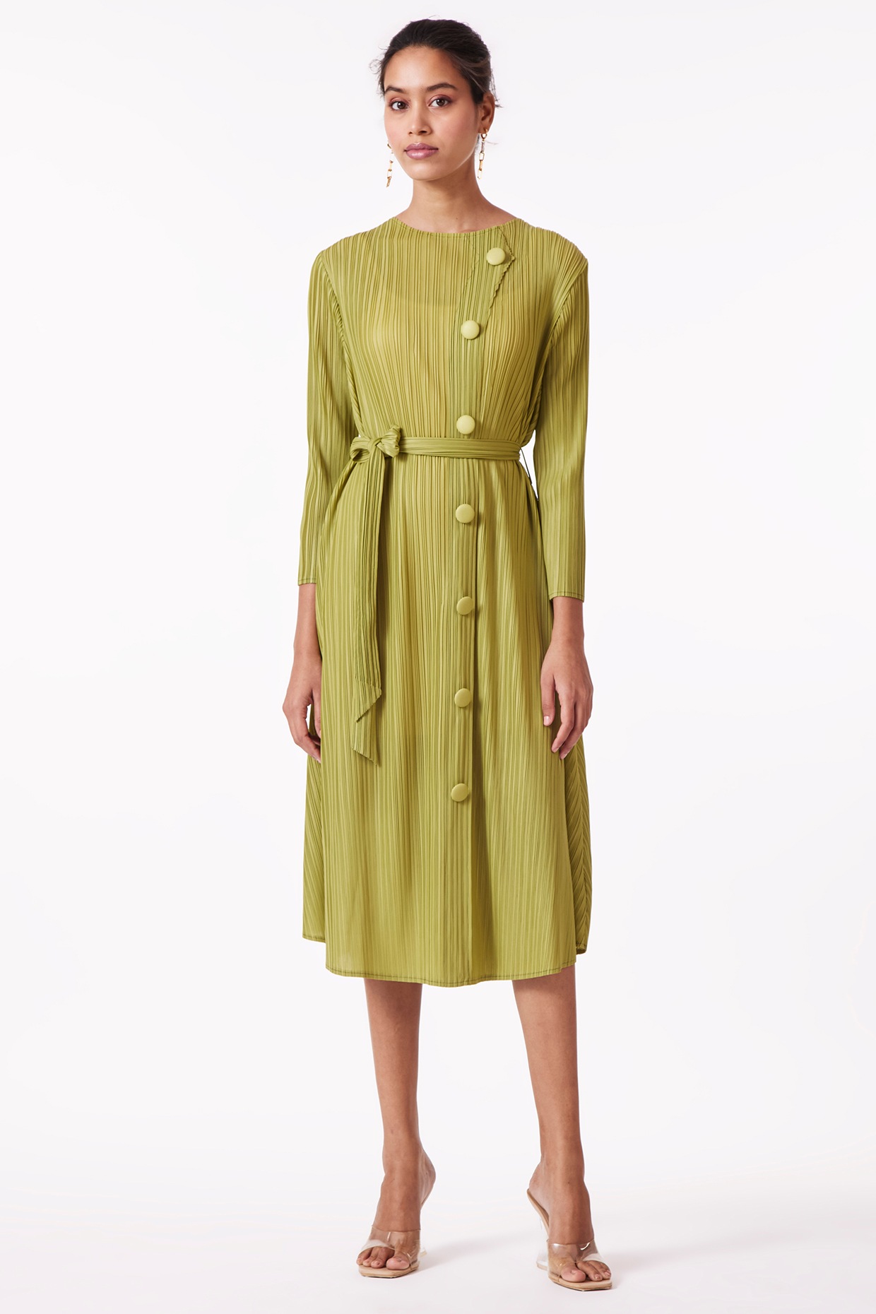Green Polyester Dress by Scarlet Sage at Pernia's Pop Up Shop 2025