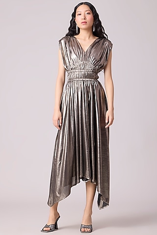 Cool Silver Knee Length Dress Photos
