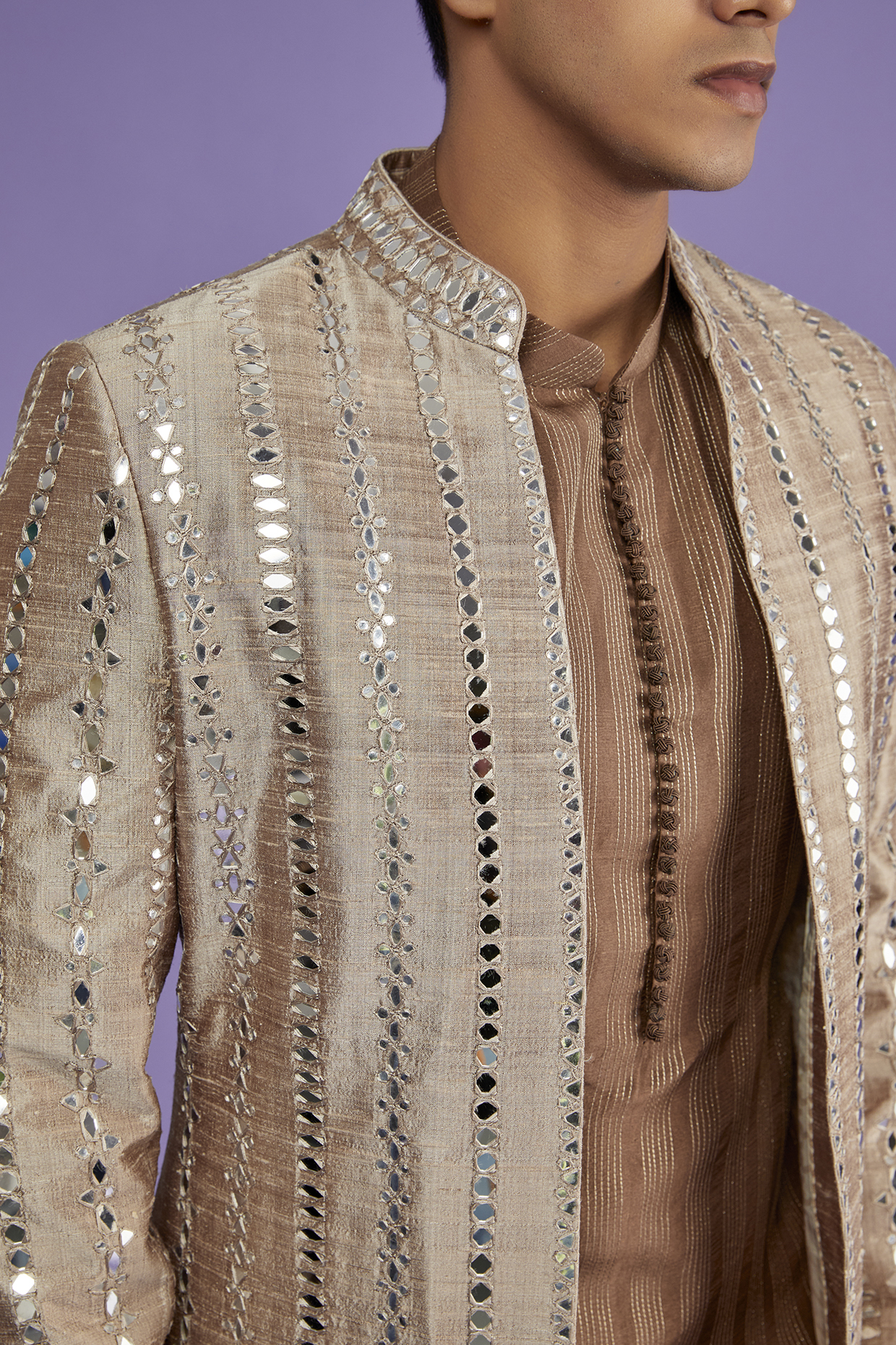 Buy Seema Gujral Men Beige Raw Silk Embroidered Sherwani Set at Pernia ... Buy Seema Gujral Men Beige Raw Silk Embroidered Sherwani Set at Pernia ...