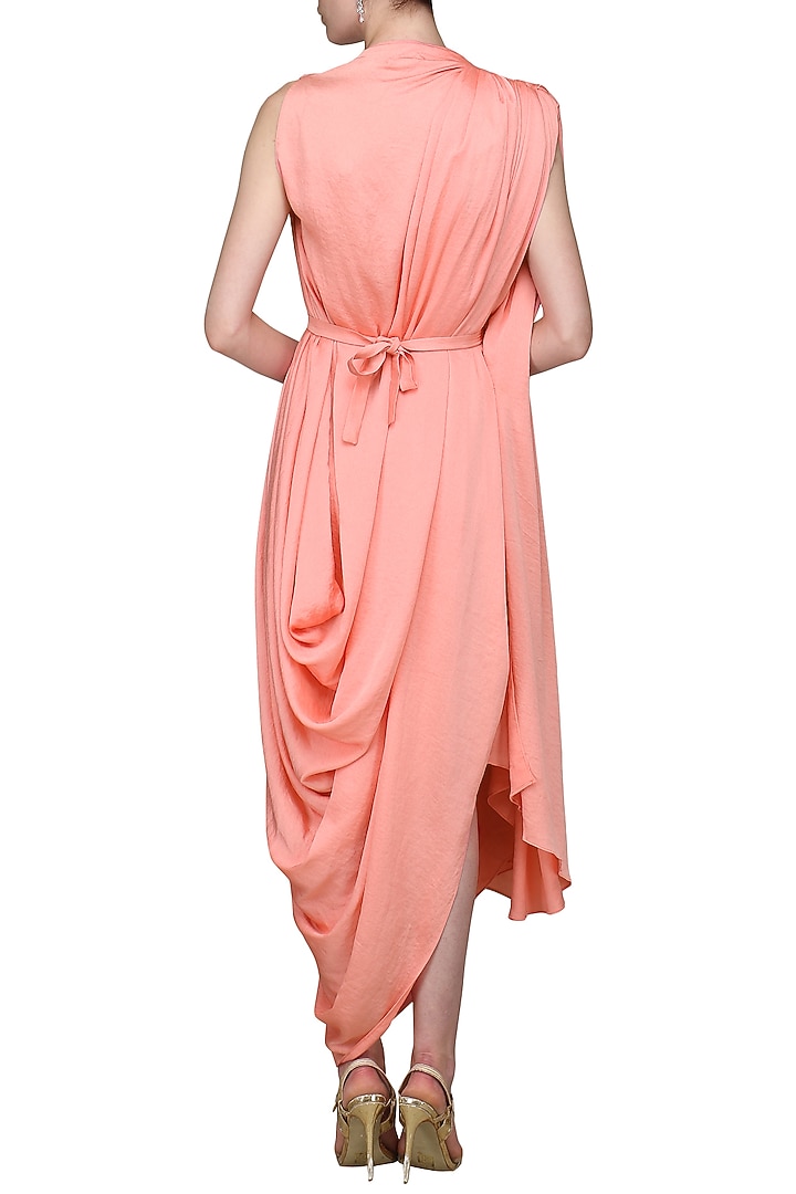 Pink asymmetrical dress available only at Pernia's Pop Up Shop. 2025