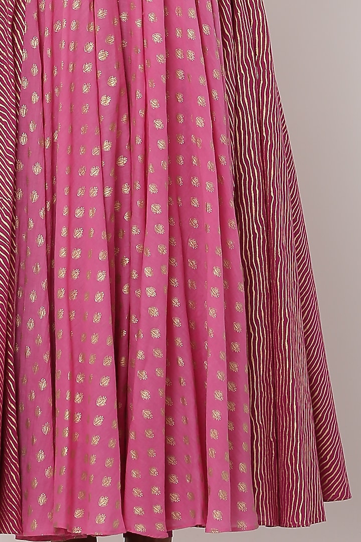 Pink Kalidar Anarkali Set by Seema Nanda at Pernia's Pop Up Shop 2025