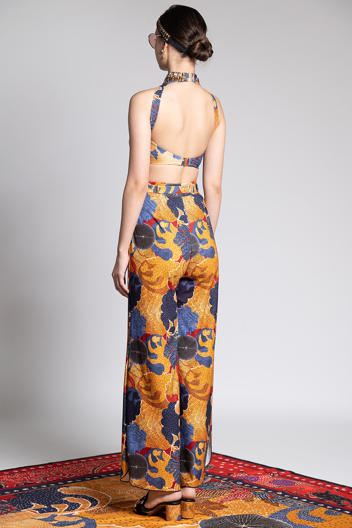 Multi Colored Printed Palazzo Pants Design by Shivan & Narresh at ...