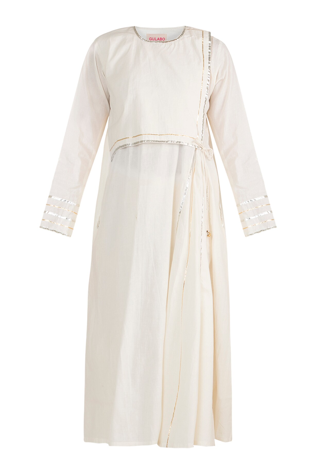 Off White Embroidered Flap Tunic by Gulabo By Abu Sandeep at Pernia's ...