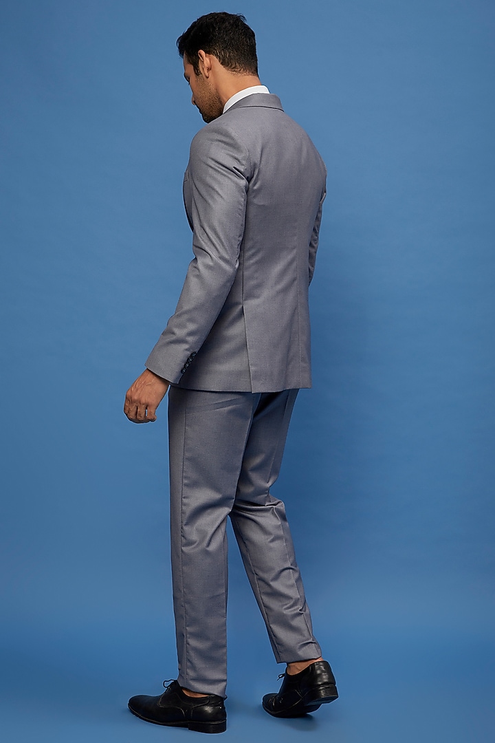 Grey Terry Rayon Pant Set by SVEN SUITS at Pernia's Pop Up Shop 2024