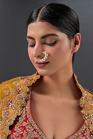 Shop Bridal Nose Ring Without Piercing for Women Online from India's ...