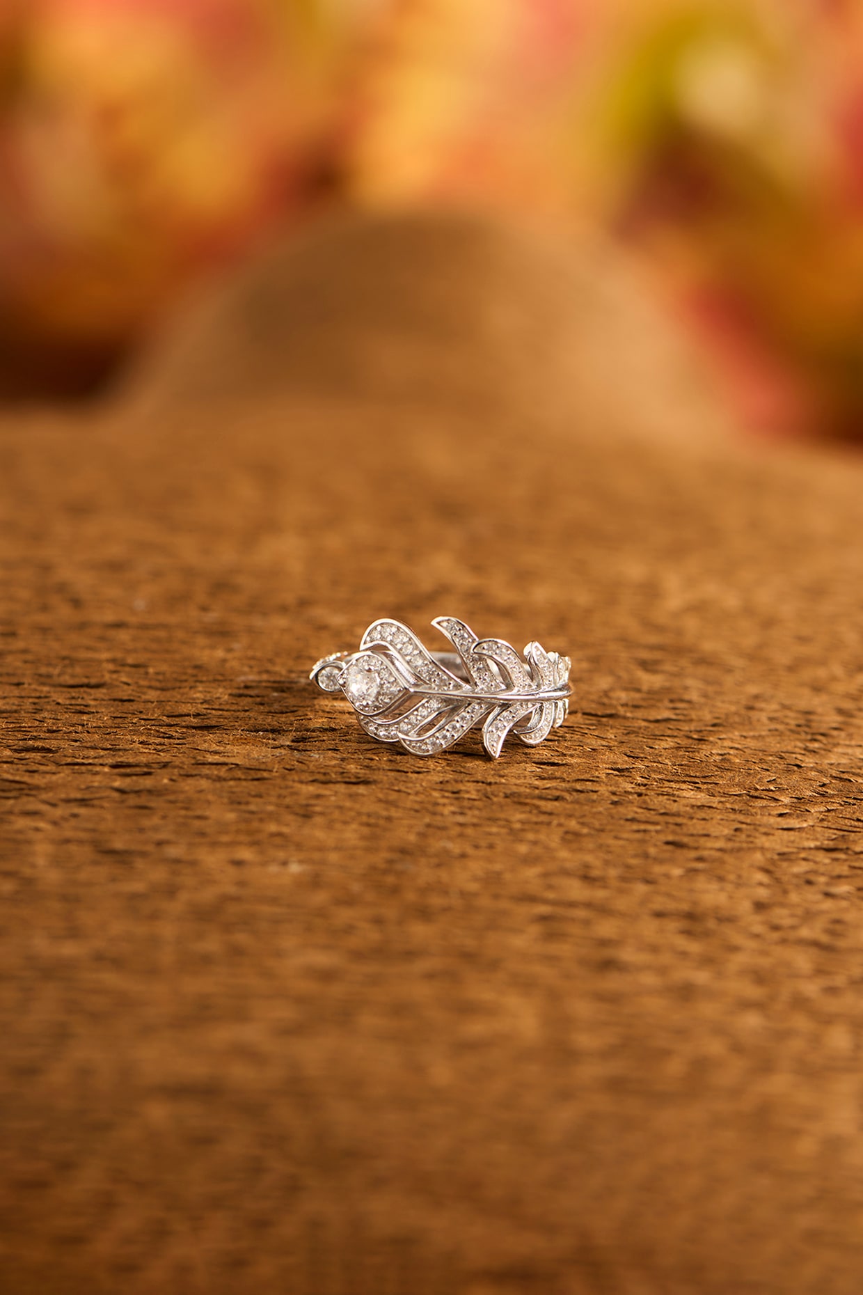 White Gold Finish Eurostar Zircon Ring In Sterling Silver by STELLA ...