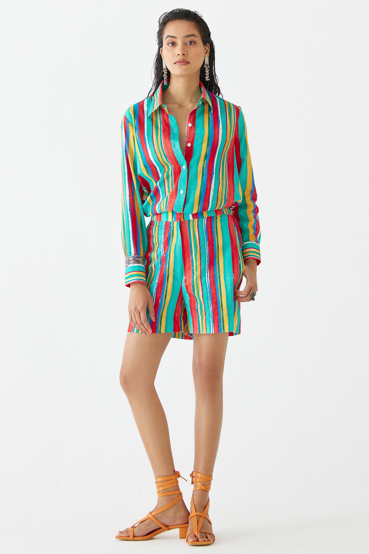 Multi-Colored Cotton Printed Co-Ord Set by Studio Rigu at Pernia's Pop ...