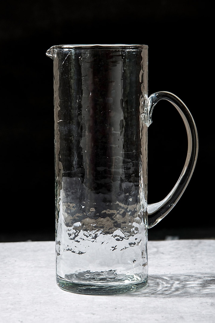Glass Hammered Pitcher by The Table Fable at Pernia's Pop Up Shop 2025