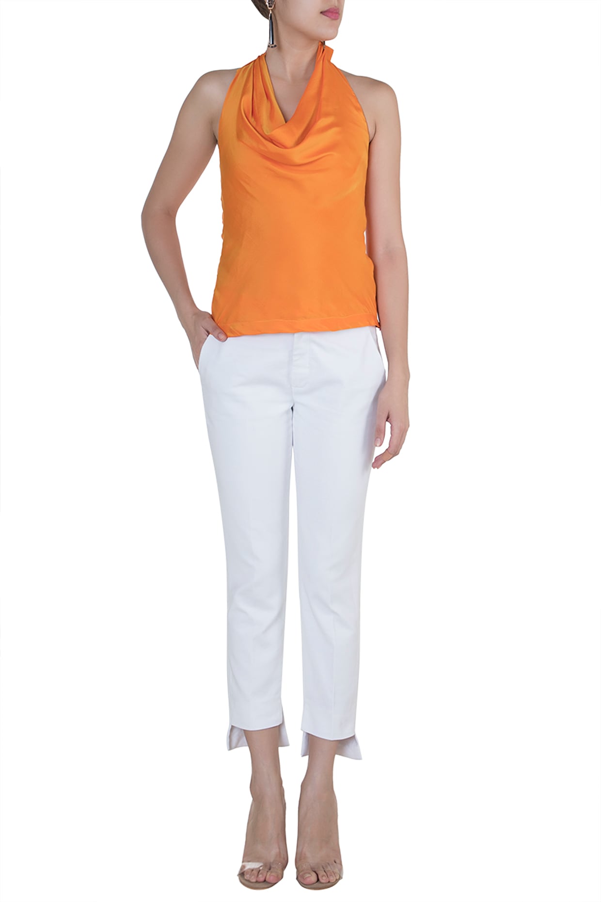 Pale Orange Halter Top by Tara and I at Pernia's Pop Up Shop 2025