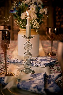 Grey Glass Candle Holder Design by Table Manners at Pernia's Pop Up ...