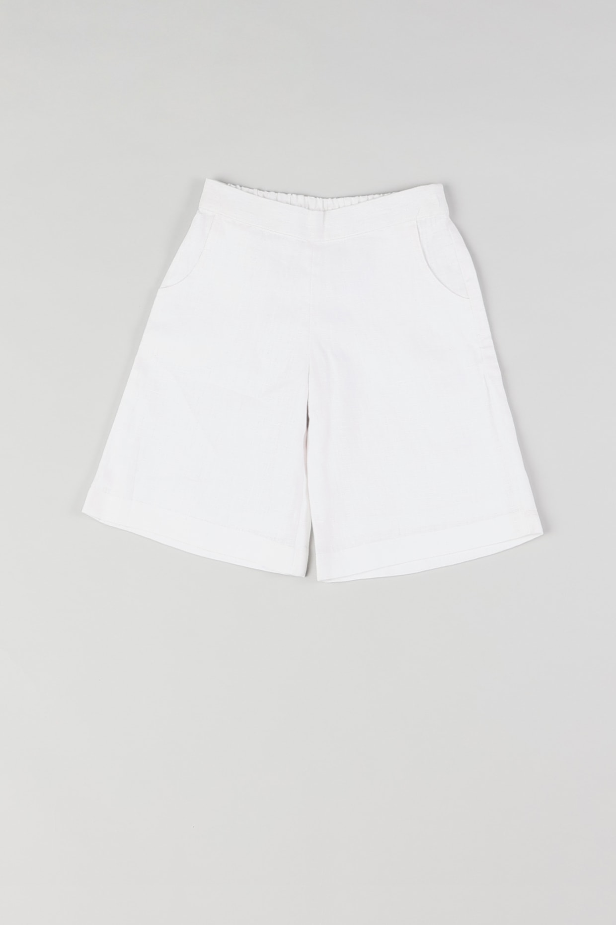 White Linen Culottes For Girls by THE HAPPY POLKA at Pernia's Pop Up ...