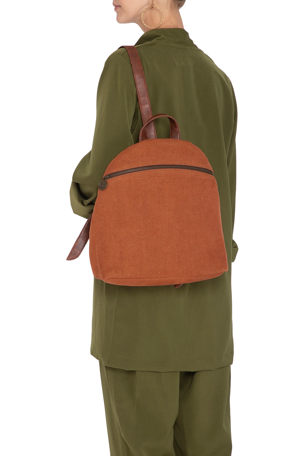 Rust Soft Jute Backpack Design by The House of Ganges at Pernia's Pop ...