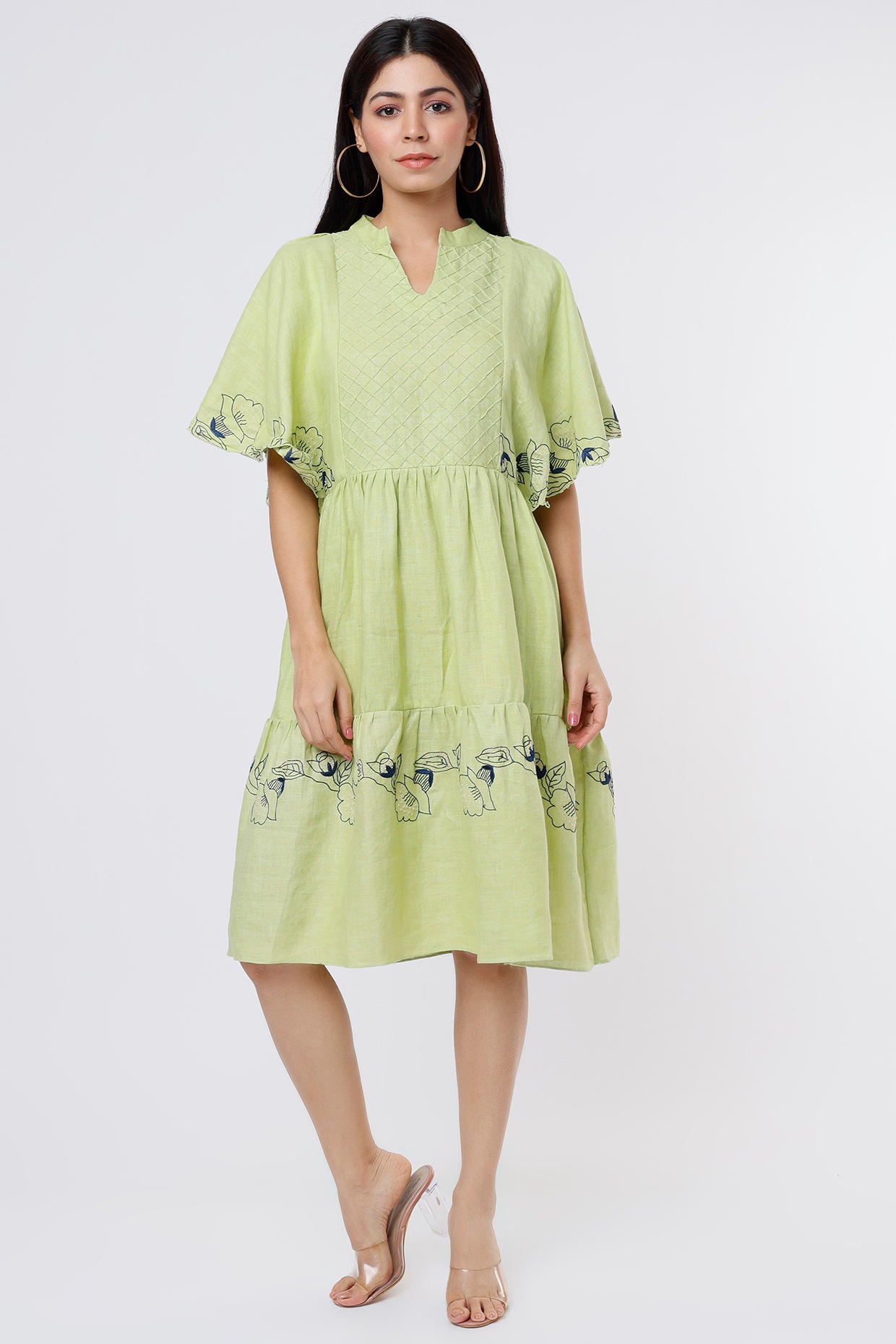 Sage Green Pure Hemp Dress by The House of Hemp at Pernia's Pop Up Shop ...