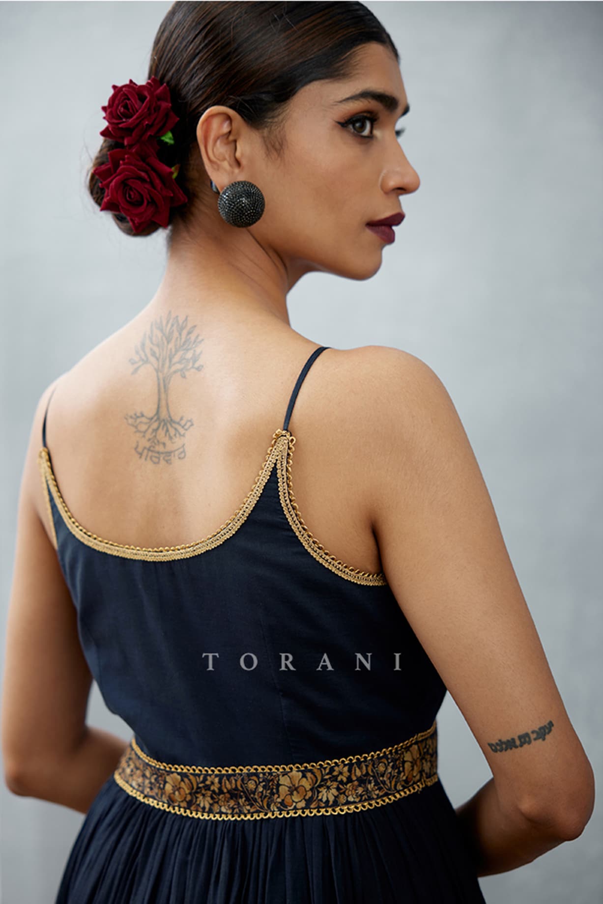 Red Printed Jacket Dress by TORANI at Pernia's Pop Up Shop 2024