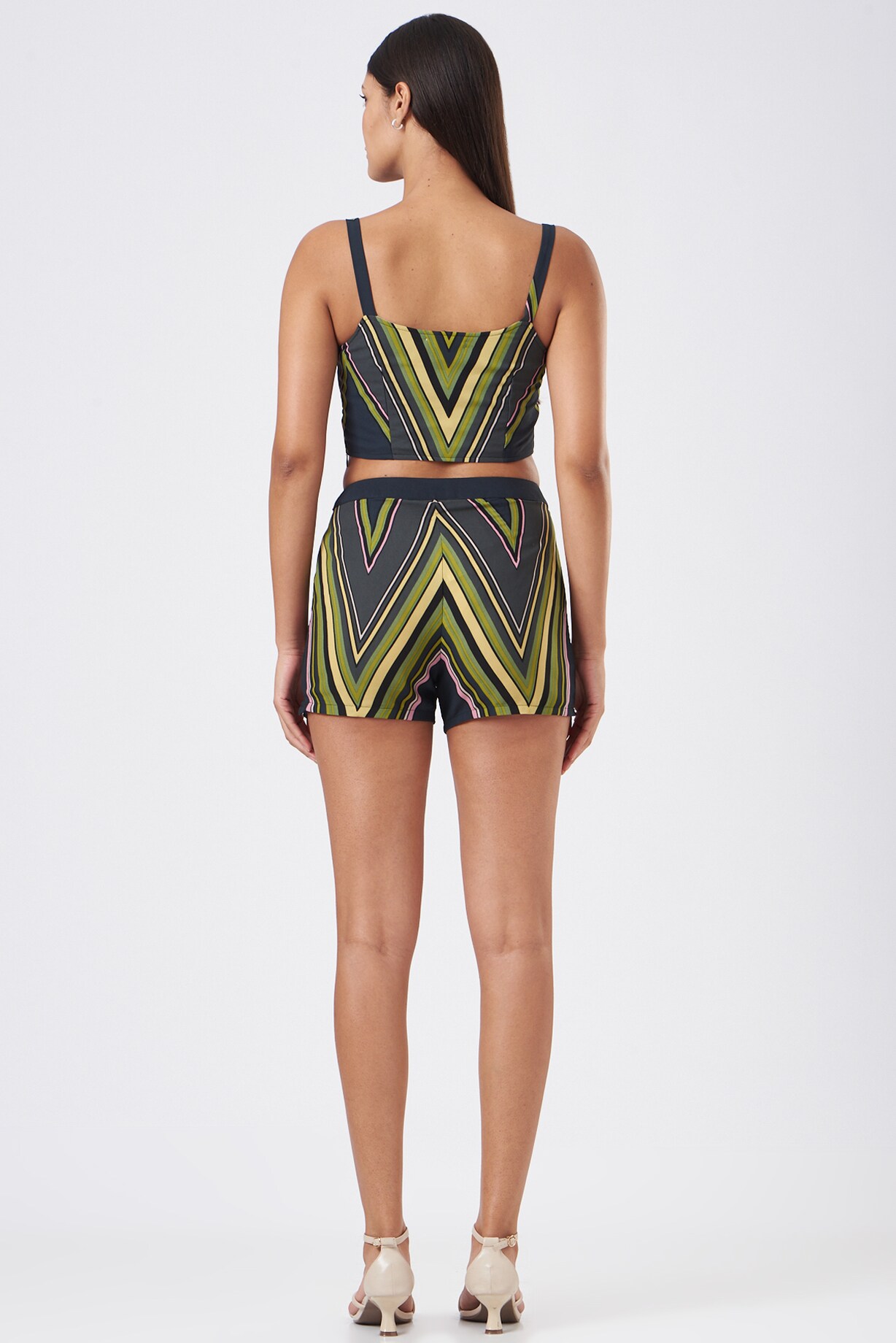 Multi-Coloured Printed Bralette by Three Piece Company at Pernia's Pop ...
