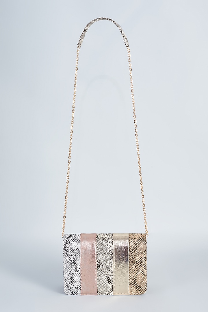 Multi-Colored Leatherette Clutch by The Purple Sack at Pernia's Pop Up ...