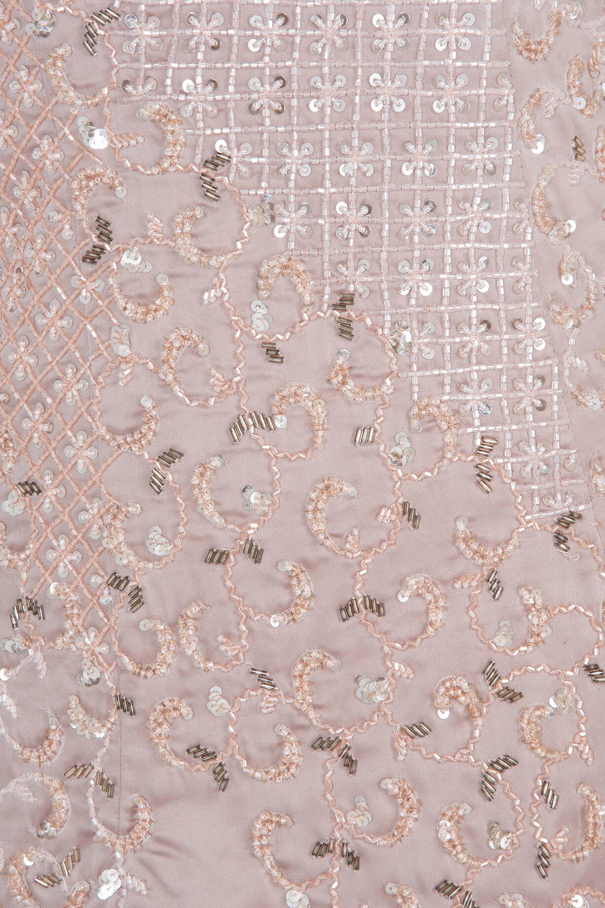 Rose gold embroidered gown available only at Pernia's Pop Up Shop. 2026