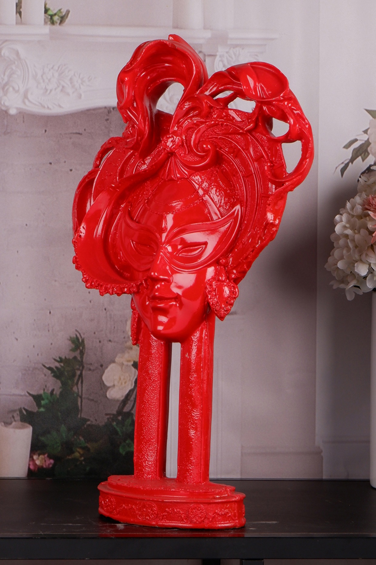 Red Polyresin Premium Showpiece by The White Ink Decor at Pernia's Pop ...