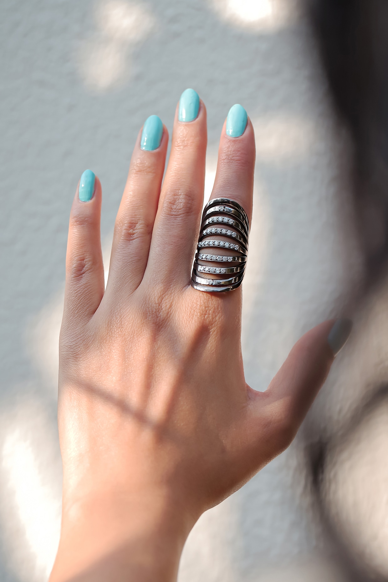 Ruthenium Finish Ring In Recycled Sterling Silver by Unbent Jewellery ...