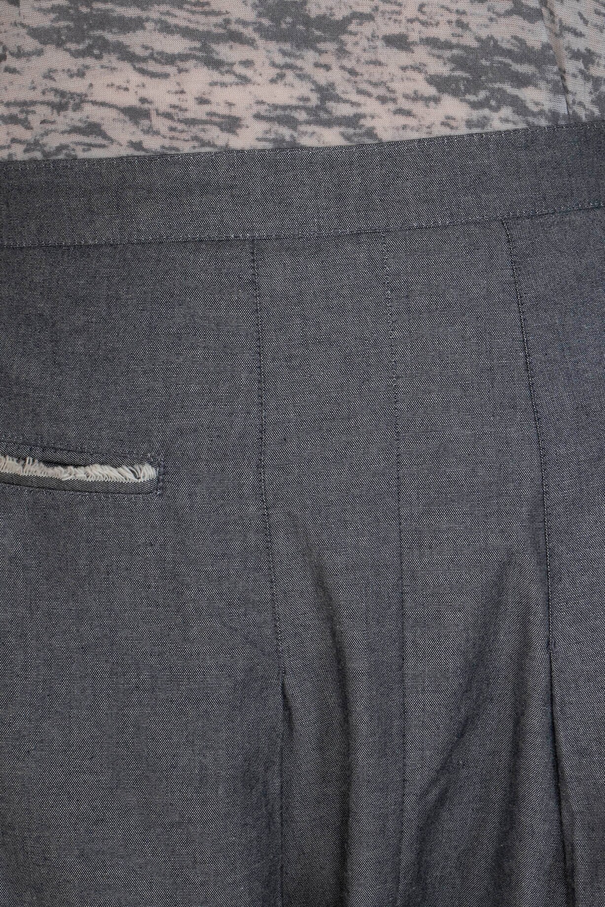 Grey Low Crotch Denim Pants Design by Kapda By Urvashi Kaur at Pernia's ...