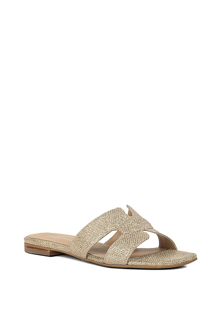 Gold Glitter Sliders by Vanilla Moon at Pernia's Pop Up Shop 2026