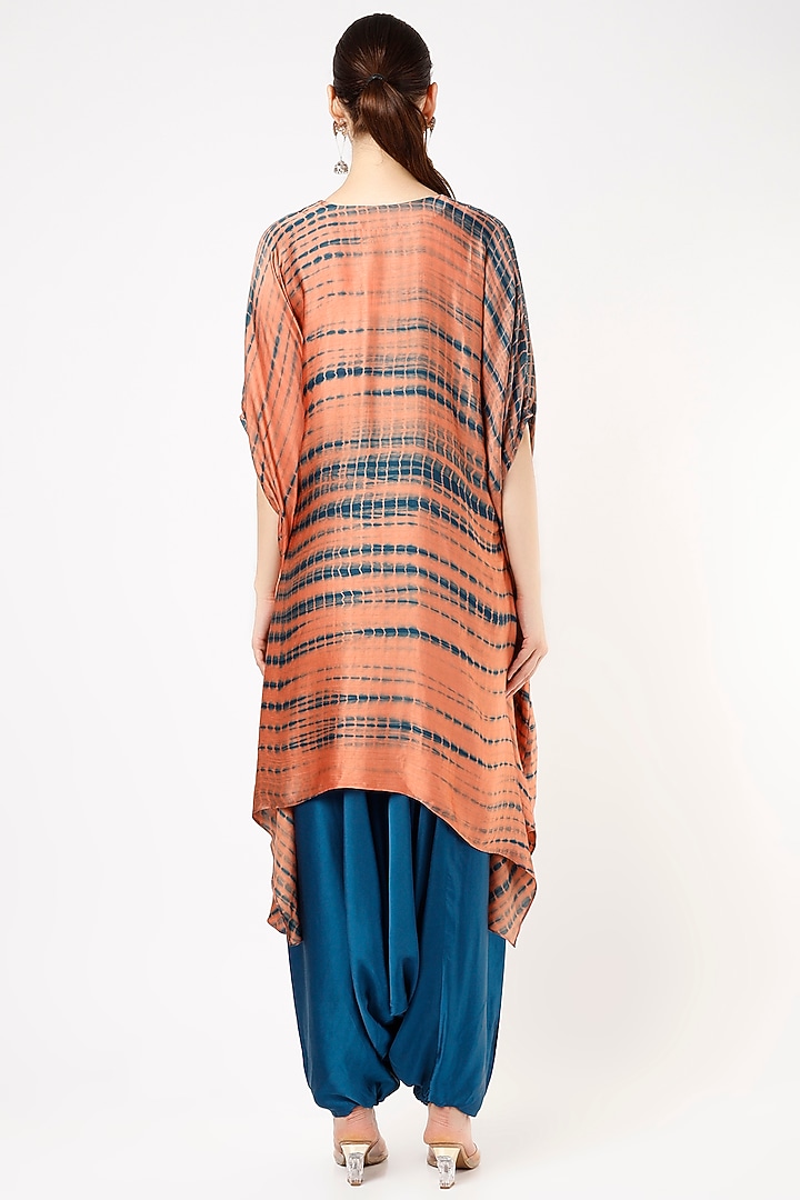 Rust Modal Satin Kaftan Set by Vikram Phadnis at Pernia's Pop Up Shop 2025
