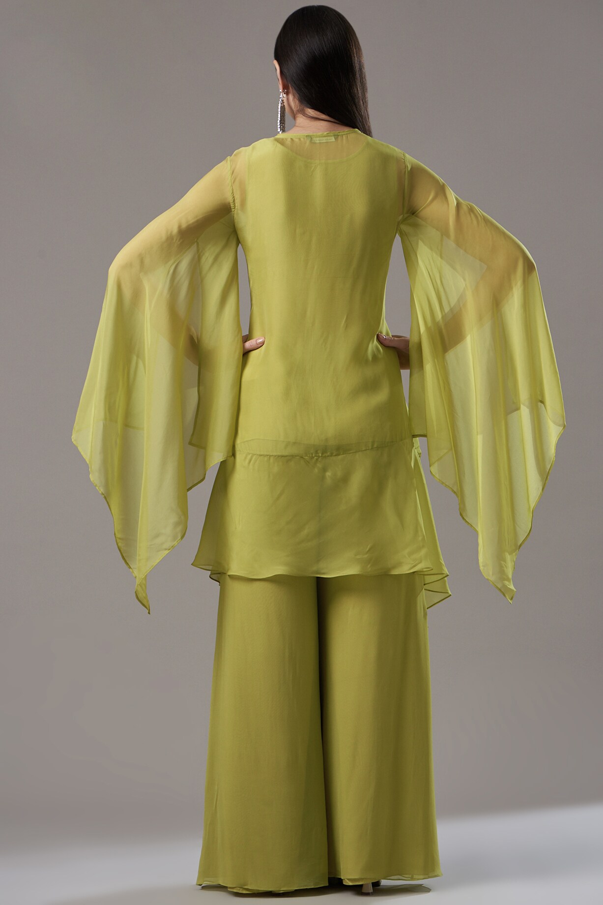 Citrus Cords Embroidered Kurta Set by Varun Nidhika at Pernia's Pop Up ...